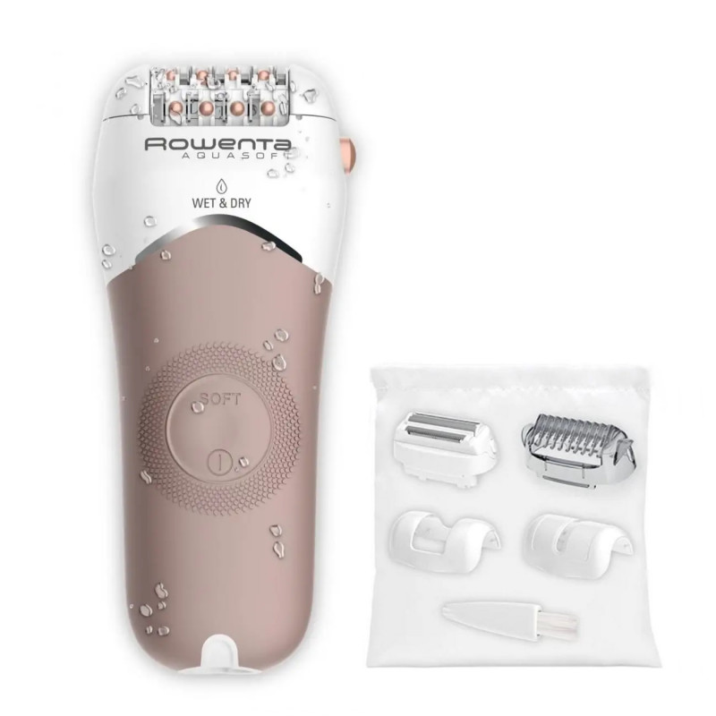 Epilator Rowenta EP4930F0, 2 viteze, 24 pensete, Impermeabil, Sistem de ...