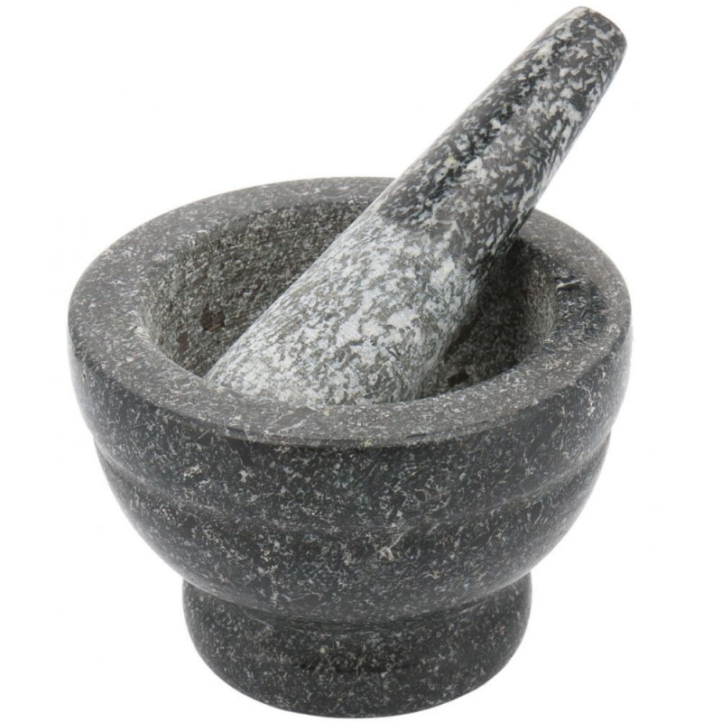 Havana și pistil Kinghoff KH 3357, 8,5x5 cm, granit gri oferit de Alleop.ro