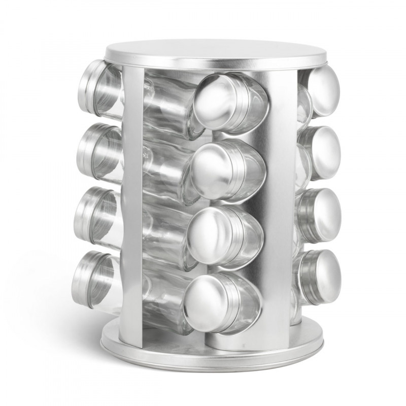 Borcane de condimente pe suport Edenberg EB-4024, 16 buc, rotatie 360 g ...