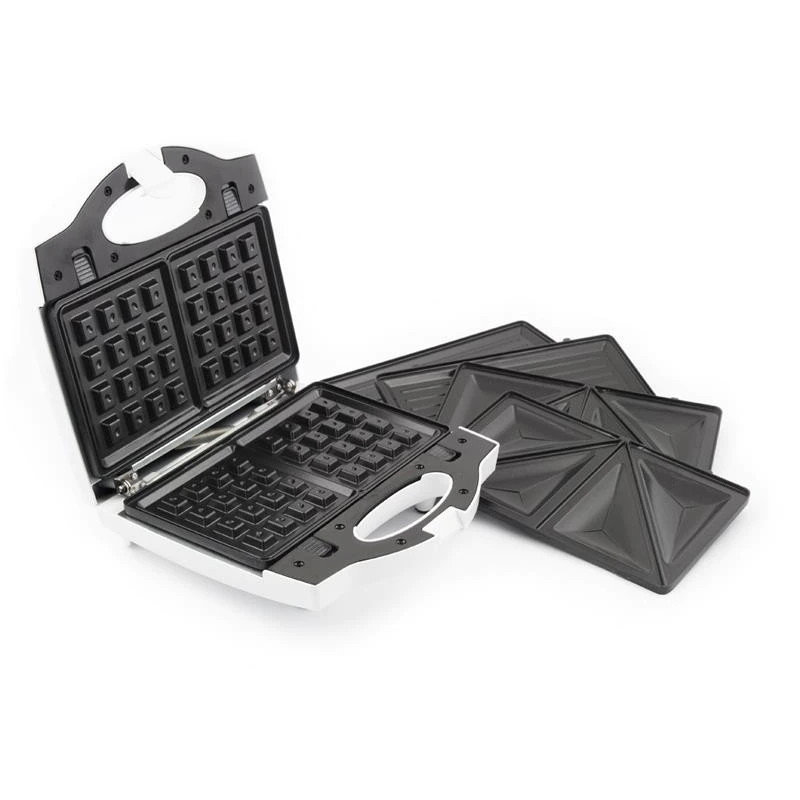 Sandwich-Maker 3 in 1 Esperanza EKT006W, 700W, 3 placi, Vafe, Grill ...